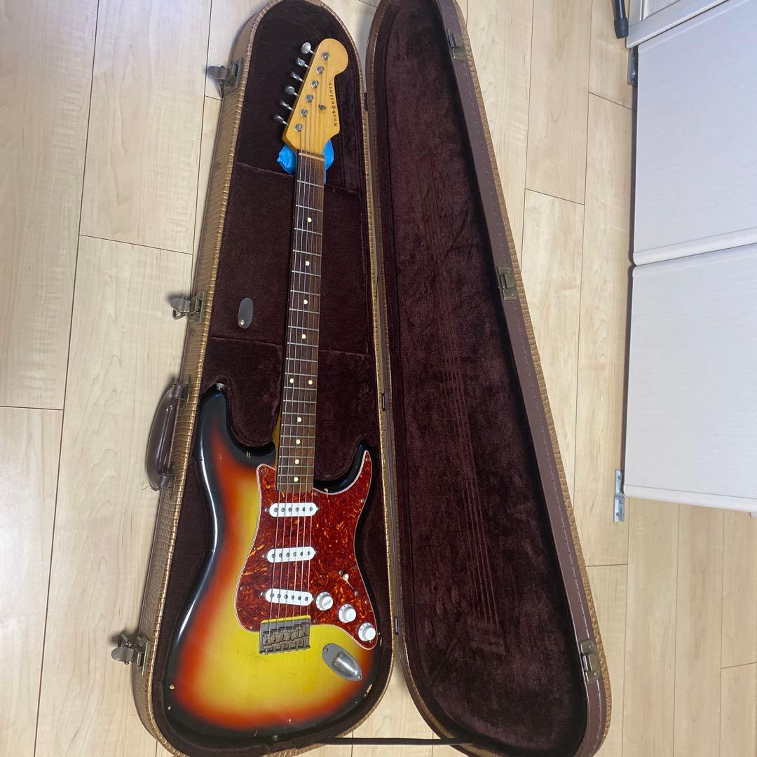 ギター Nash Guitars S-63 3Tone burst Hard Tail