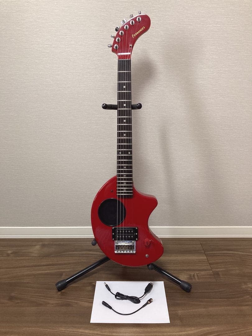 超美品 FERNANDES ZO-3 フェルナンデス 赤 レッド 弦新品