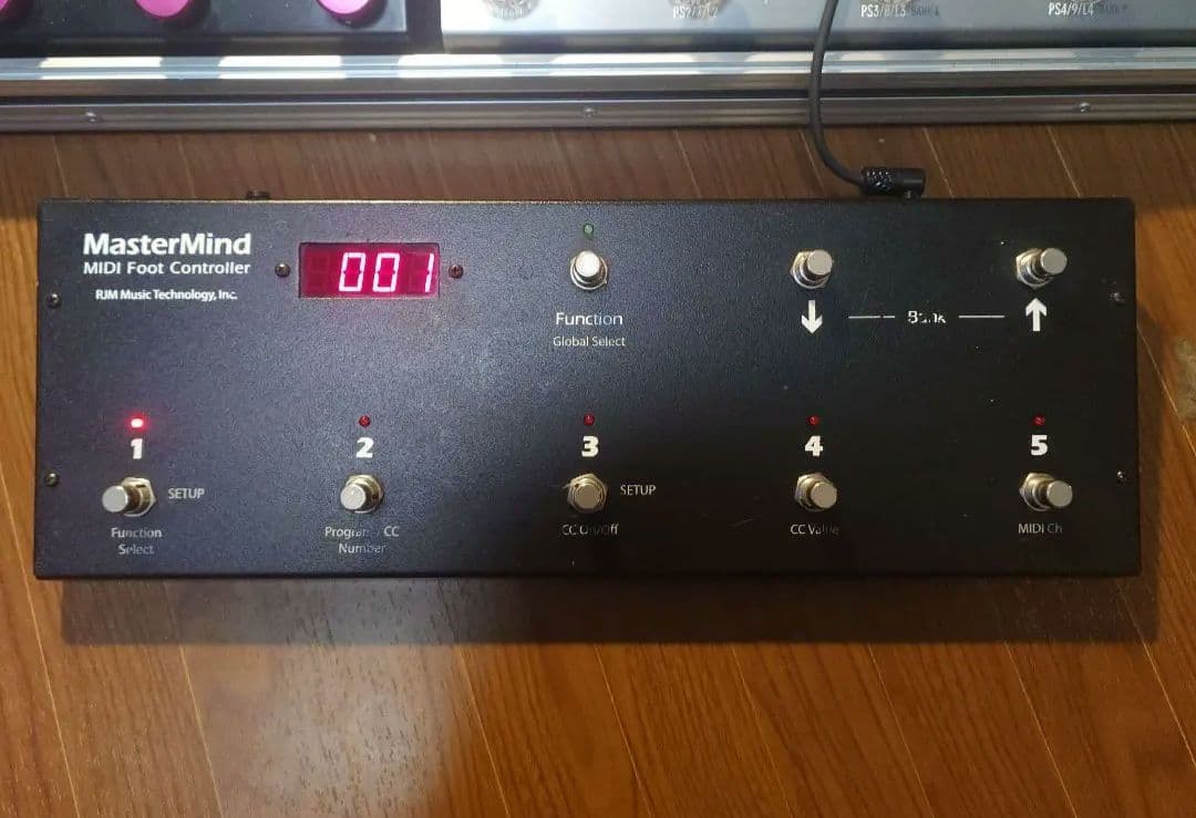 7ピン MasterMind MIDI Foot Controller