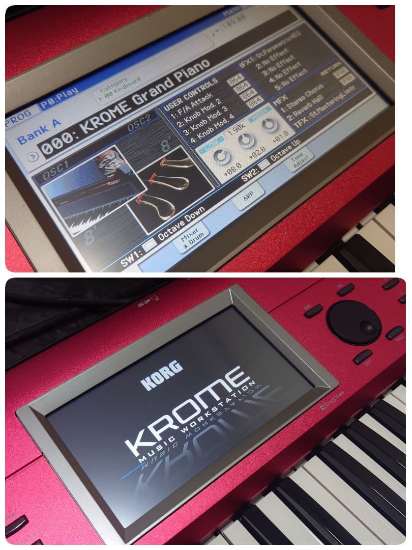KORG Krome61 RED 50周年記念限定モデル 純正ケース等付き 美品