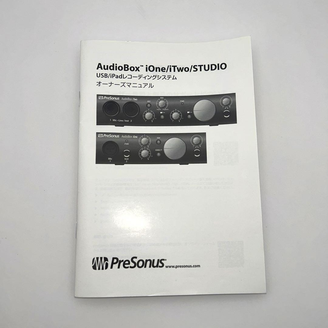 未使用　PreSonus AudioBox iTwo Studio DTMセット