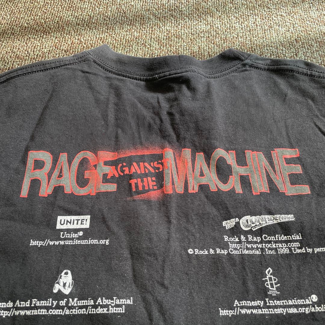 RAGE AGAINST THE MACHINE Tシャツ　XLサイズ