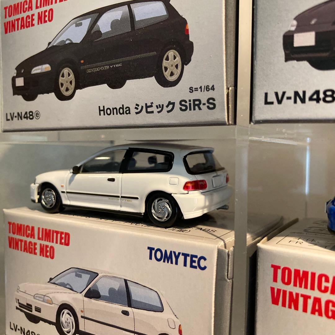 トミカリミテッドヴィンテージネオHondaシビック18台セット　アクリルケース付