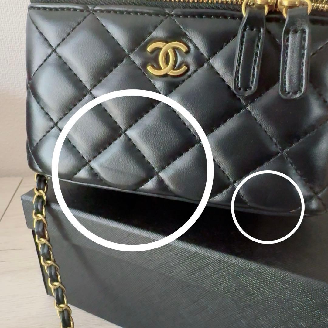 CHANEL ロゴハンドル ショルダーバッグ ノベルティ バニティ