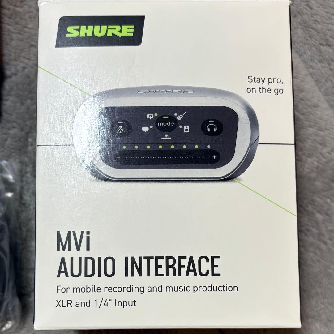【中古/ほぼ未使用】Shure MVi デジタルオーディオインターフェース