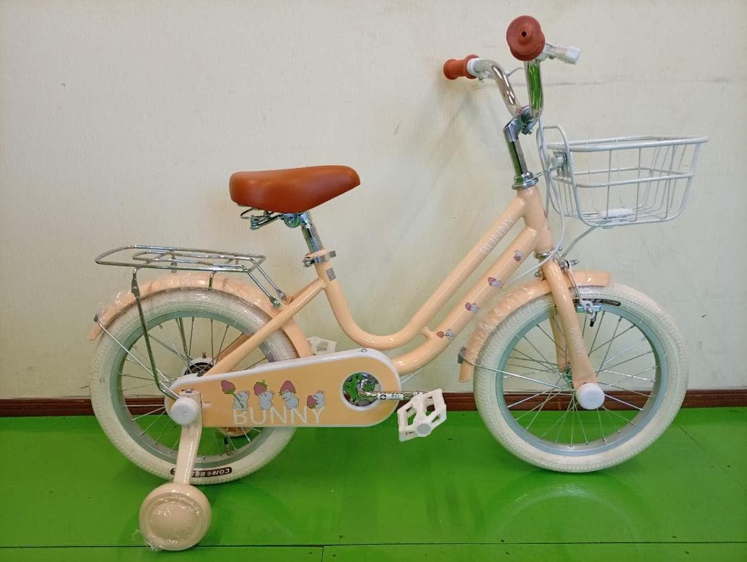 【炎】子供用自転車 BUNNYデザイン 18インチ PINKに変更