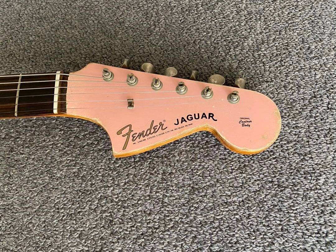 fenderJapanJAGUAR フジゲン シェルピンク M/HレリックMOD