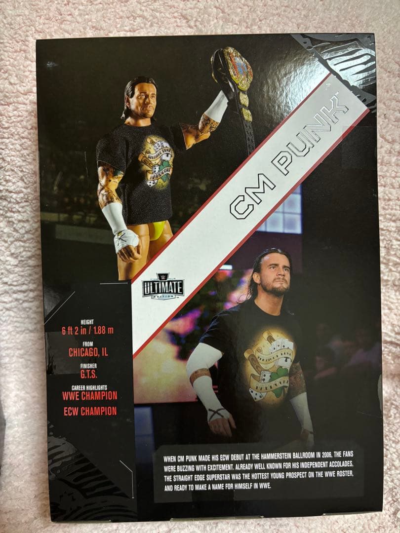 WWE CM Punkフィギュア 新品未開封 Ultimate Edition