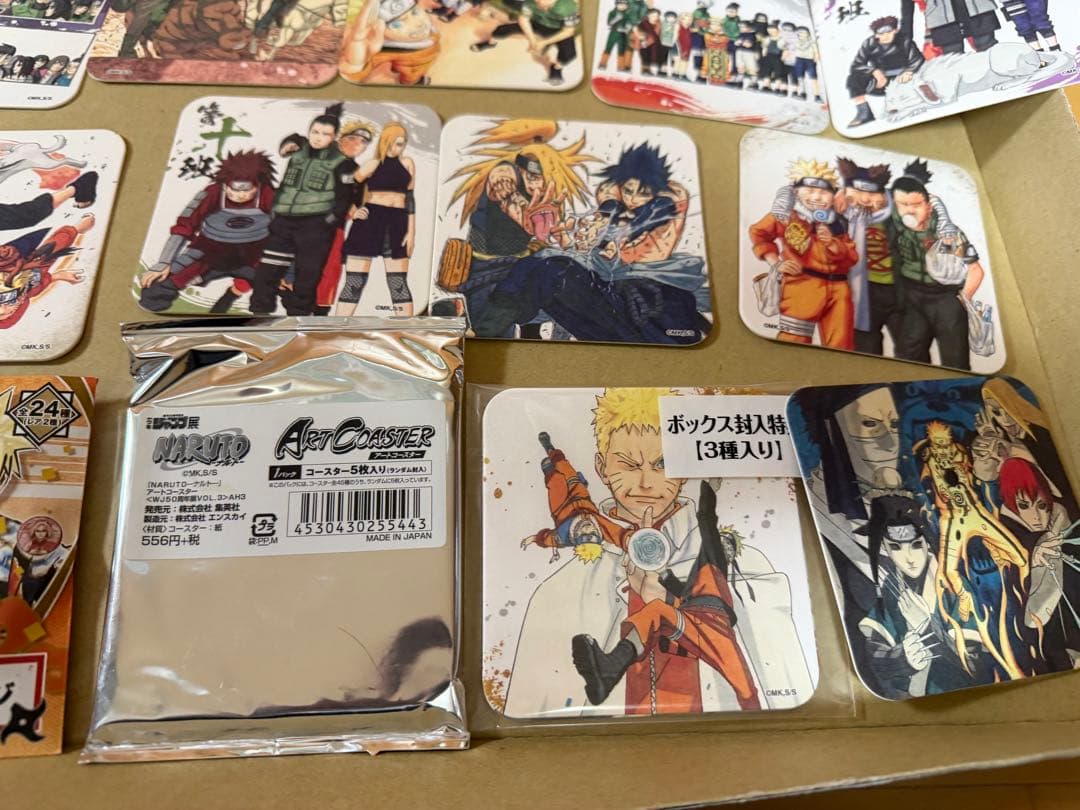 NARUTOジャンプ展50周年記念直筆サインピンズ限定額装付き　グッズ新品未開封