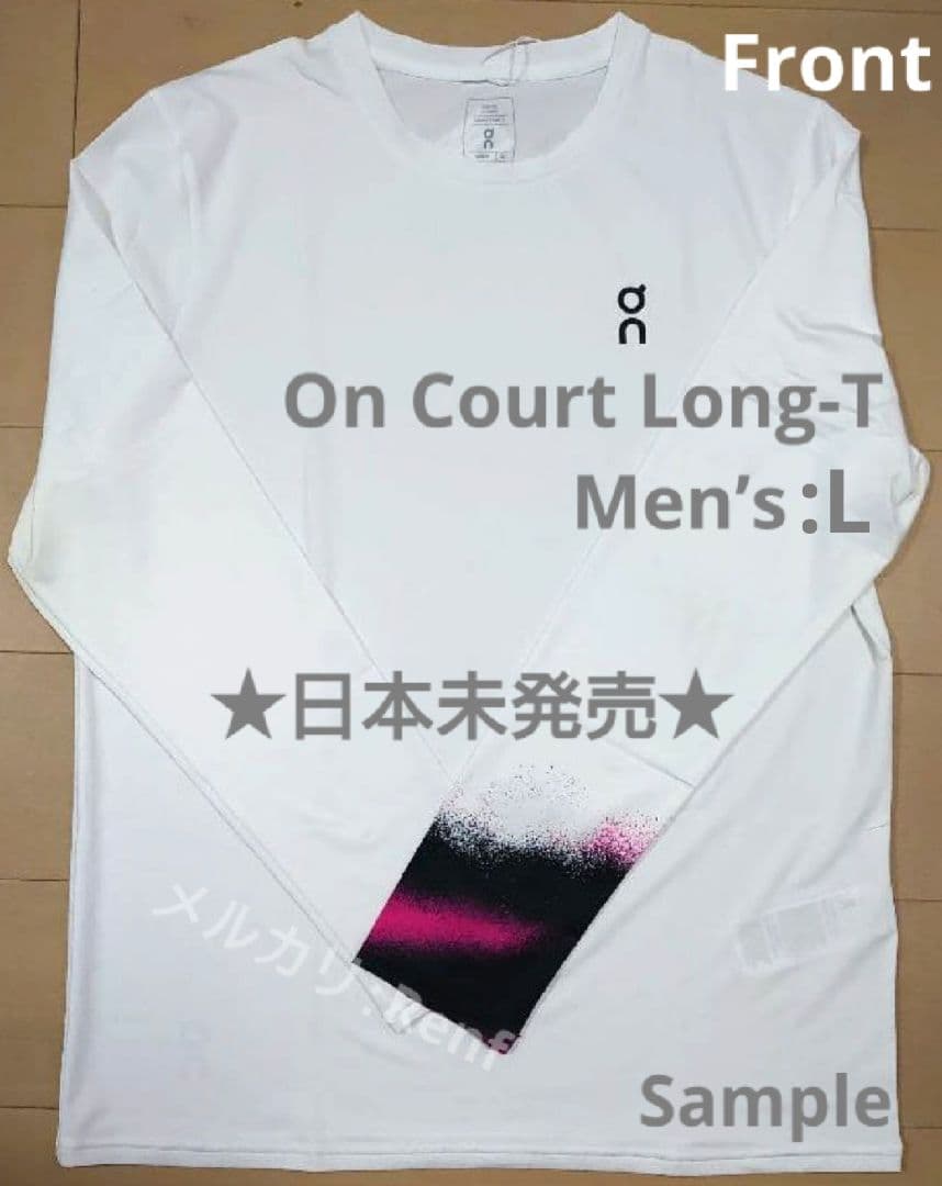 On Court Long-T テニス Men’s L White 日本未発売
