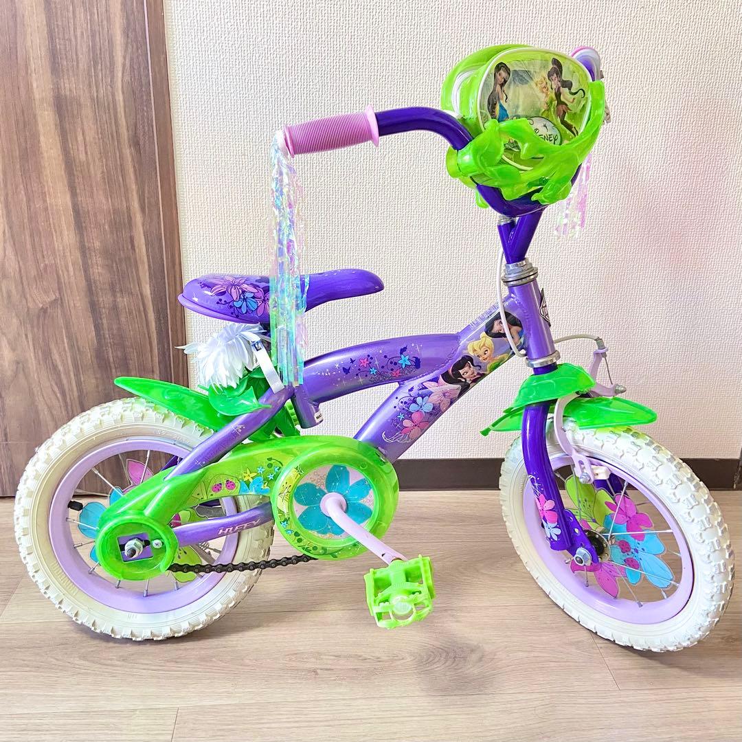 【超レア美品】HUFFY ティンカーベル幼児用自転車セット12インチ ※整備済