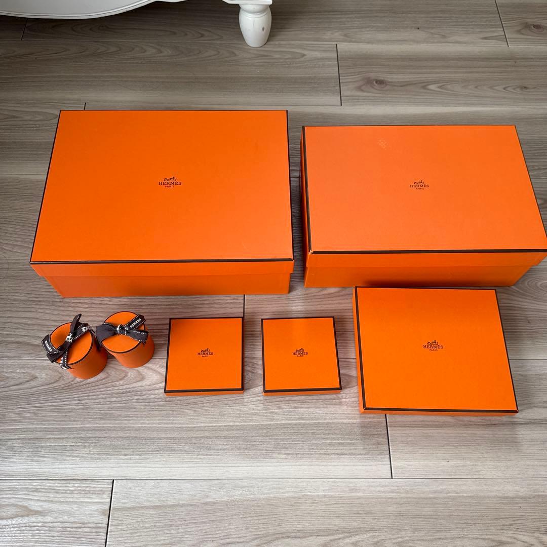 HERMES エルメス　空箱　7点セット　ボックス　ブランドボックス