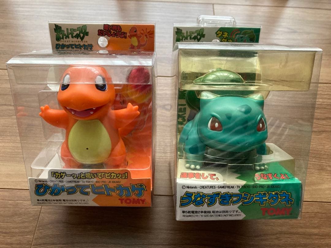 トミー　ポケットモンスター　うなずきフシギダネ　ひかってヒトカゲ　未開封