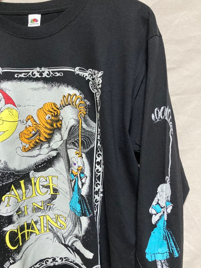 アリスインチェインズ　Alice In Chains ロングTシャツ　 L