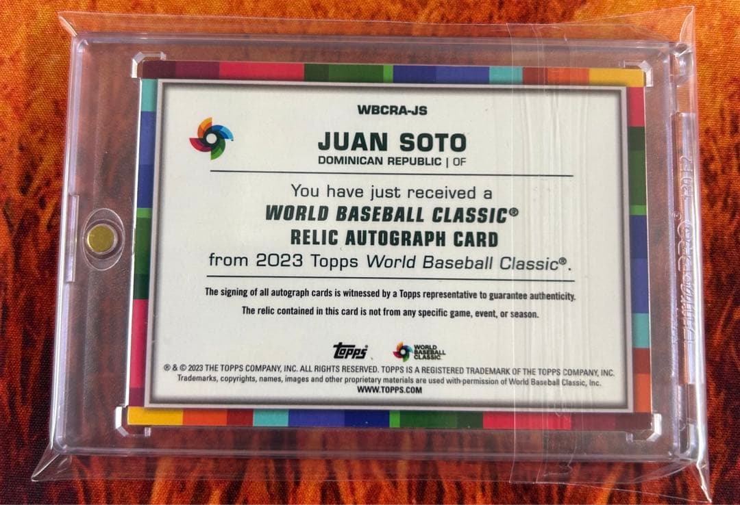 Topps 2023 WBC / フアン・ソト JUAN SOTO 30枚限定