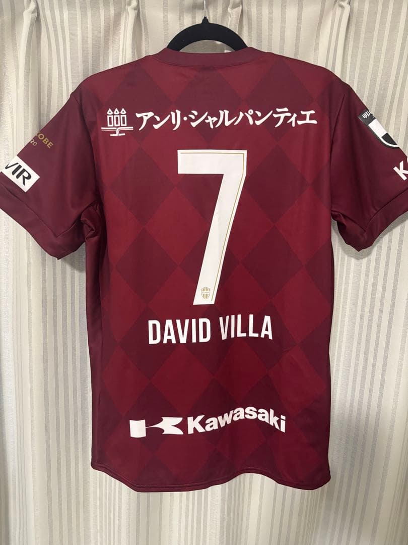ヴィッセル神戸 「DAVID VILLA 」7番 ユニフォームLサイズ