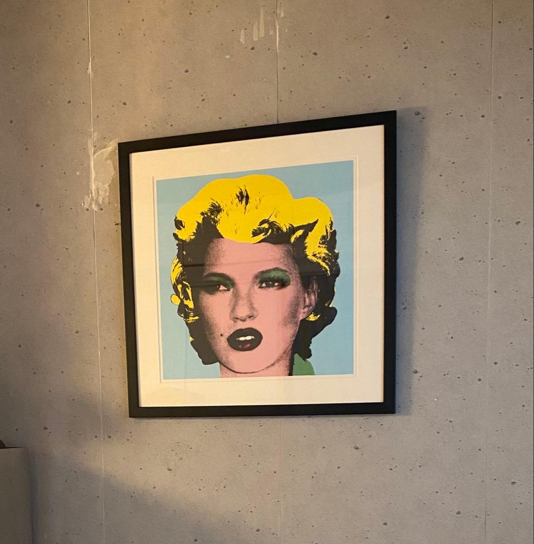 バンクシー　Banksy KATE MOSS ケイトモス額装付き