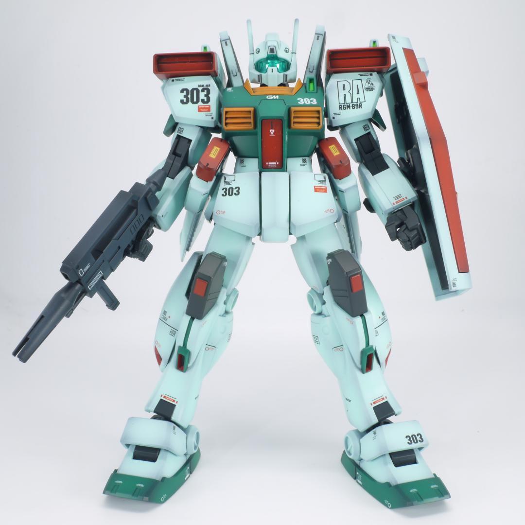 ガンプラ　HG ジムⅢ①　全塗装　完成品