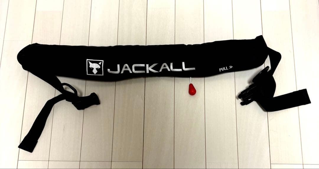 【新品未使用品❗️】JACKALL 自動拡張ライフジャケット-JF06桜マーク付き