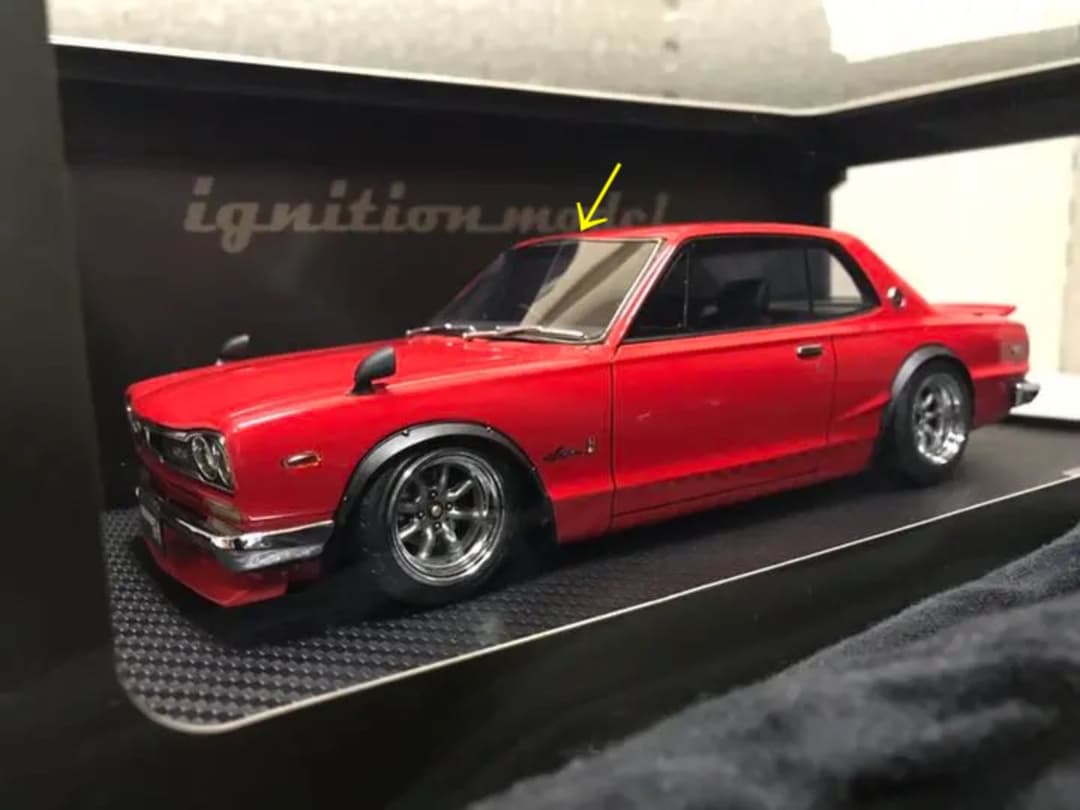 イグニッションモデル 1/18 スカイライン 2000 GT-R 難有り