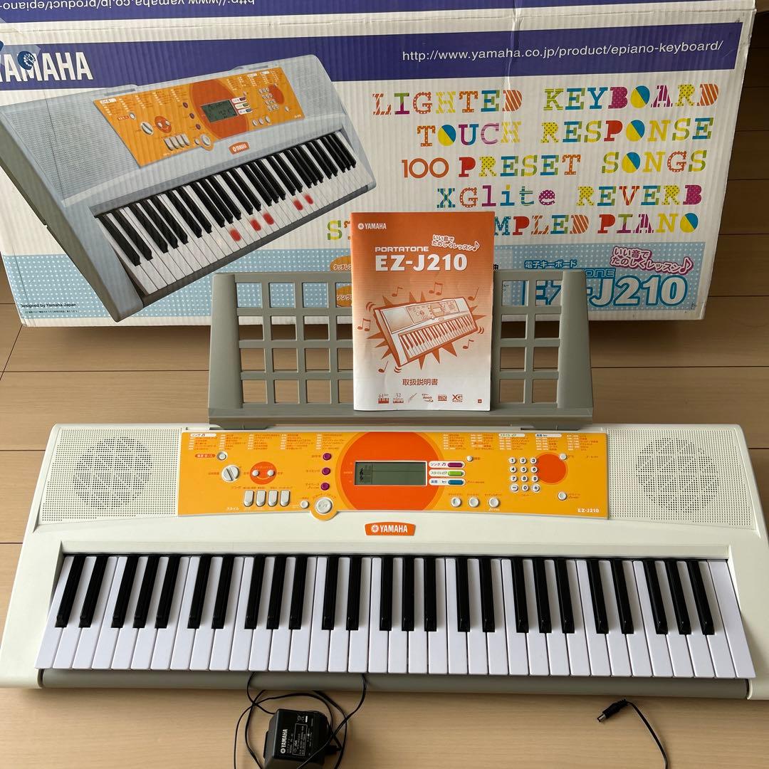 YAMAHA ヤマハ EZ-J210 ポータトーン キーボード