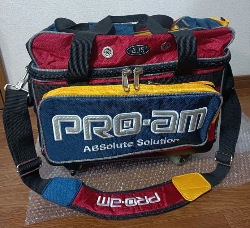 ABS PRO-am ボウリングバッグ　シューズケース　3点セット　美品