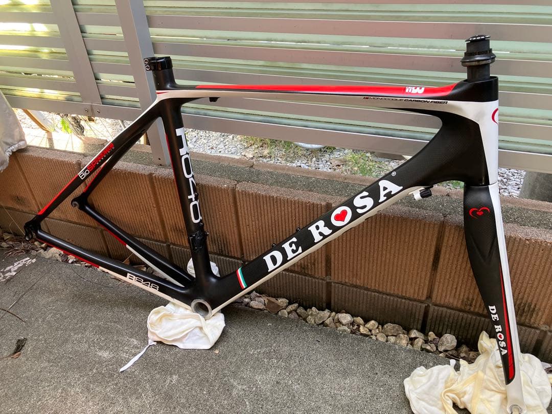 DE ROSA E848 ロードバイクフレーム　ジャンク