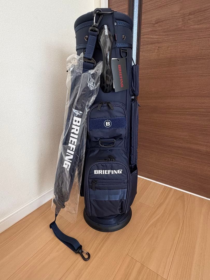 新品!!BRIEFING ブリーフィング キャディバッグ CR-6 紺色ネイビー