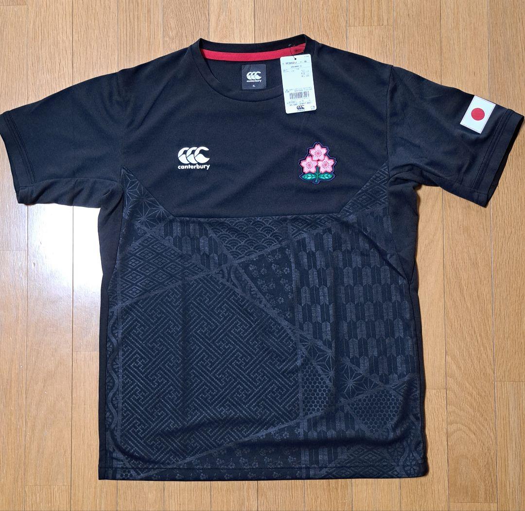 Canterbury ラグビー日本代表 ワークアウト Tシャツ　XL
