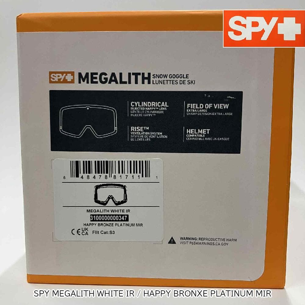 【新品】25-26 SPY MEGALITH WHITE IR
