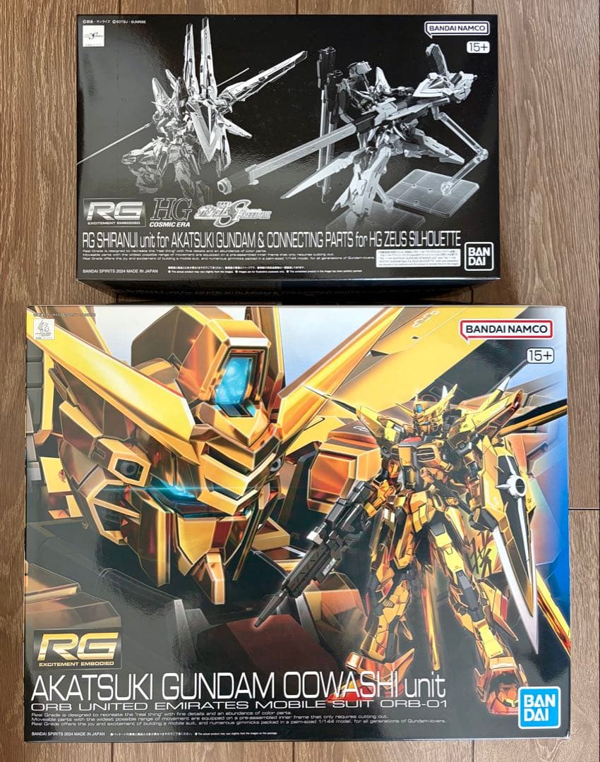 ゆ*ん様 RG アカツキガンダム　オオワシ　シラヌイパック ゼウスシルエット用パ