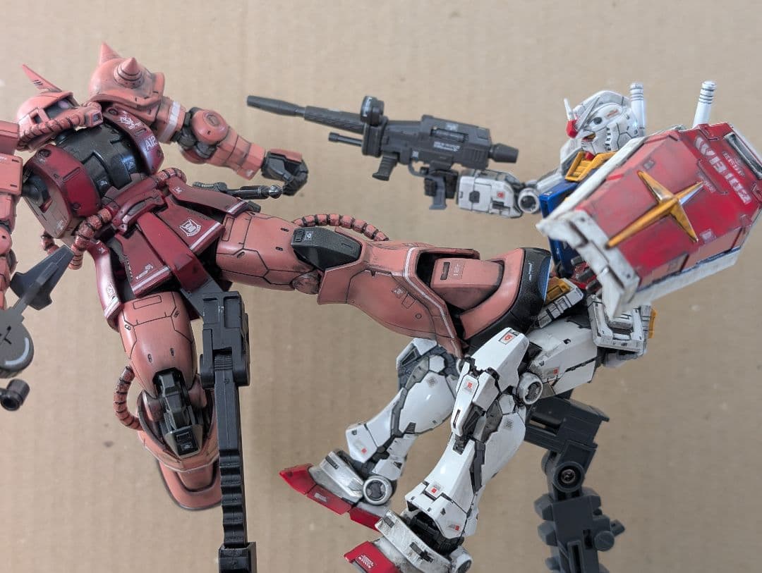 ジ・オリジン、シャア専用ザクiiとRG、RX-78-2ガンダムVer.2.0