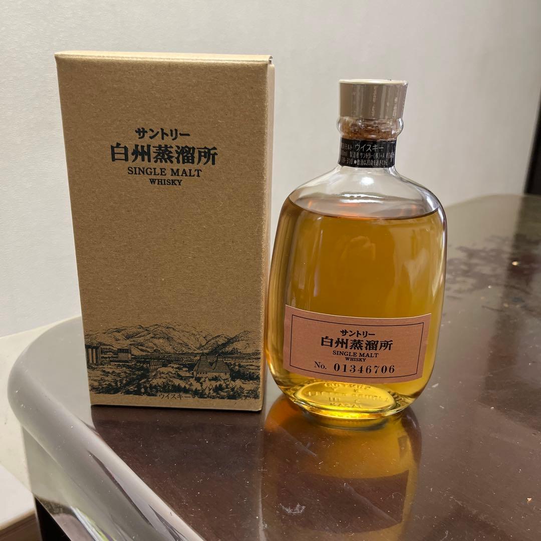 サントリー 白州蒸溜所 シングルモルトウイスキー 300ml、山崎　180ml