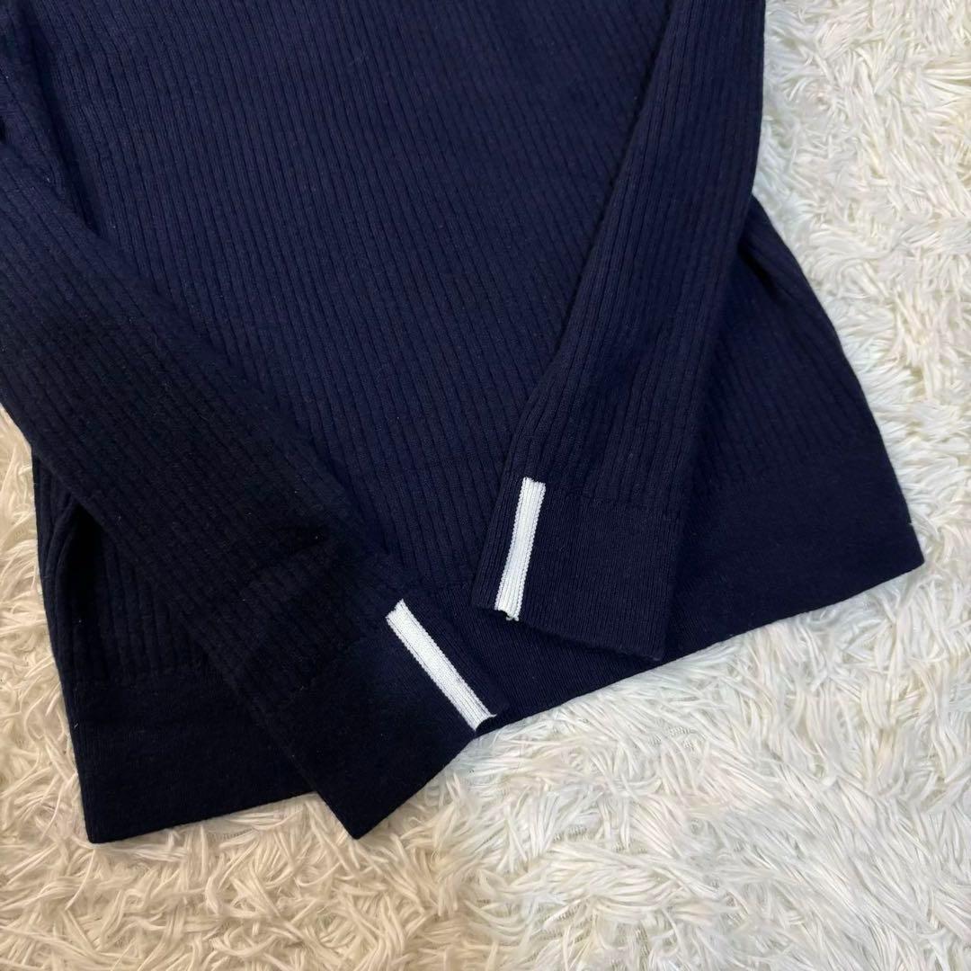 極美品✨ パーリーゲイツ ニット プルオーバー カシミヤ ハイネック 6 XL