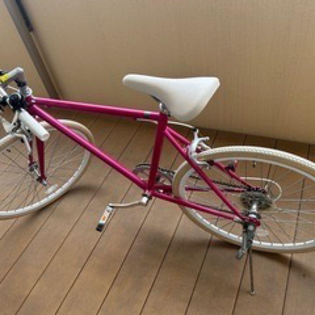 ピンク　シティサイクル シマノSIS搭載