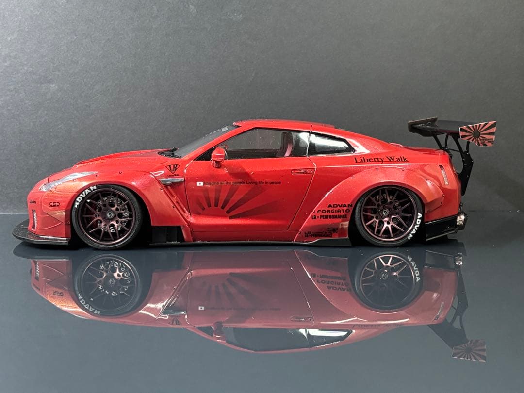 1/24リバティーウォークR35 GT-R 完成品