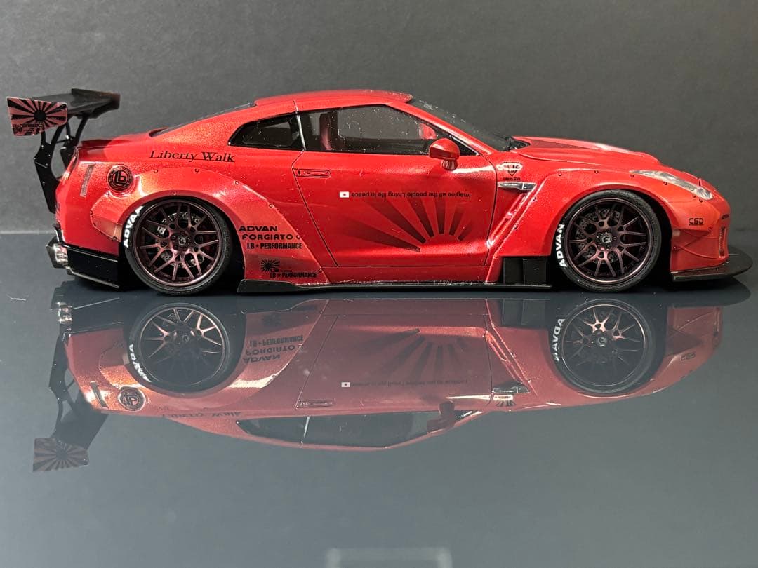 1/24リバティーウォークR35 GT-R 完成品