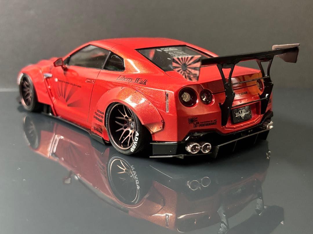 1/24リバティーウォークR35 GT-R 完成品