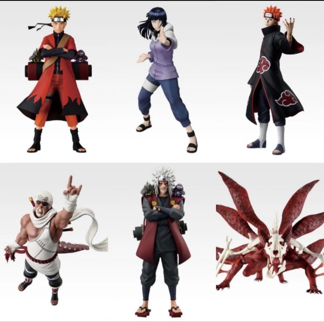 【新品】NARUTO-ナルト　一番くじ　フィギュア　全6種セット