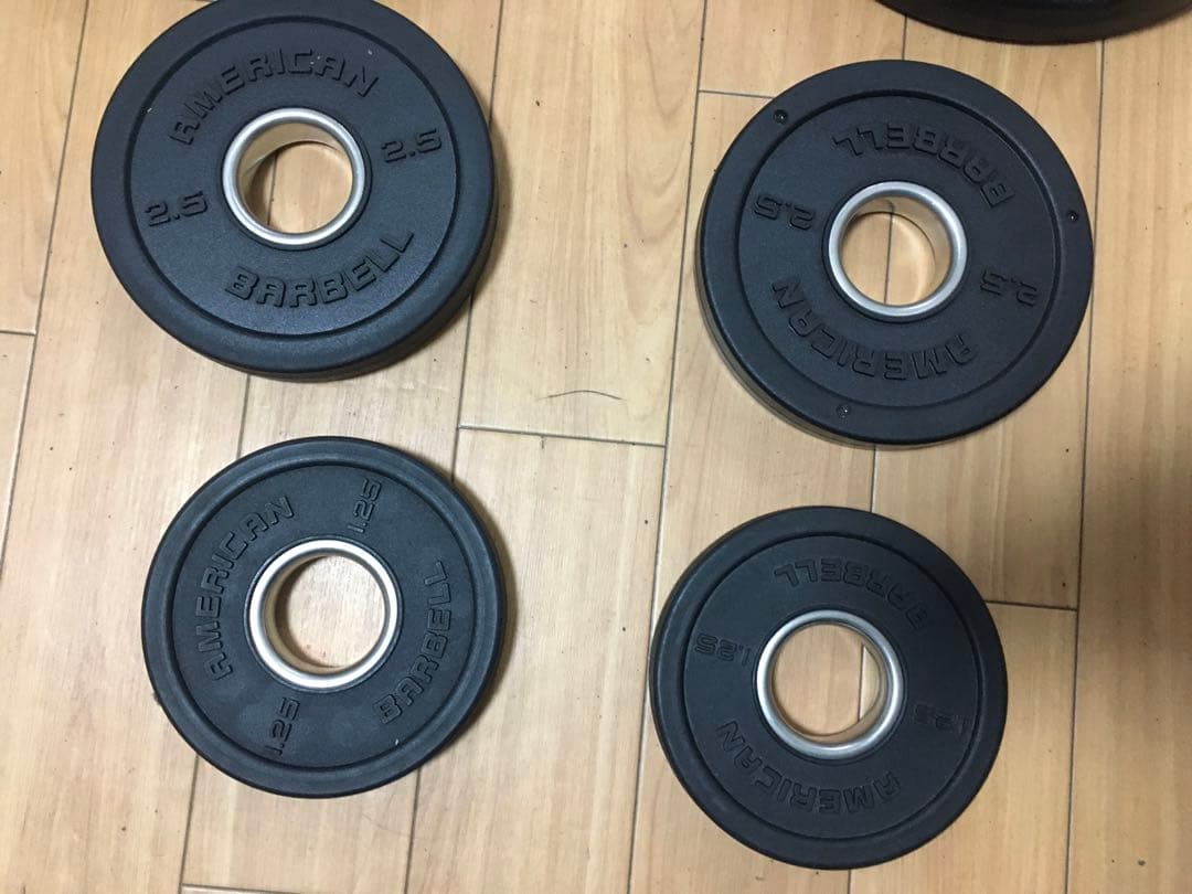 American Barbell アメリカンバーベル 計97.5kg穴径50mm