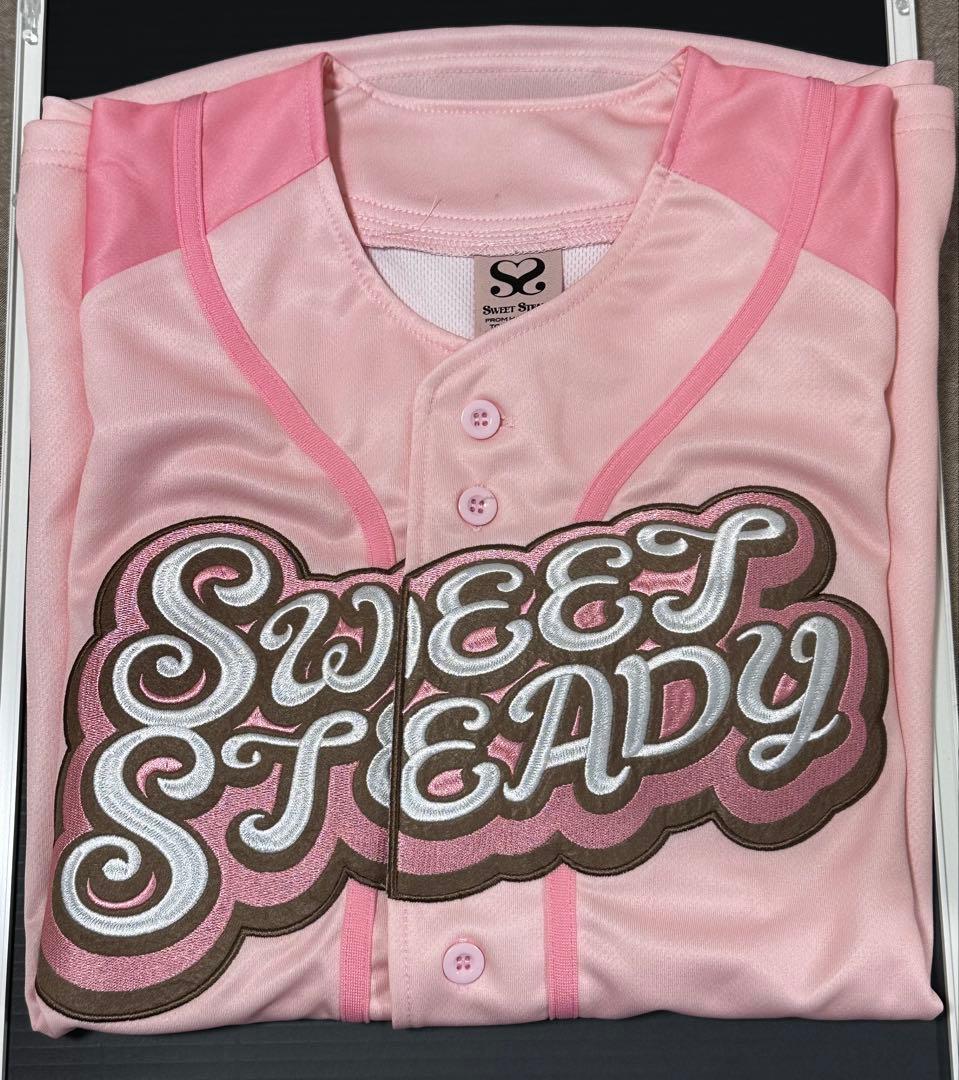 sweet steady すいすて　推しアピ　ユニフォーム　ピンク　栗田なつか