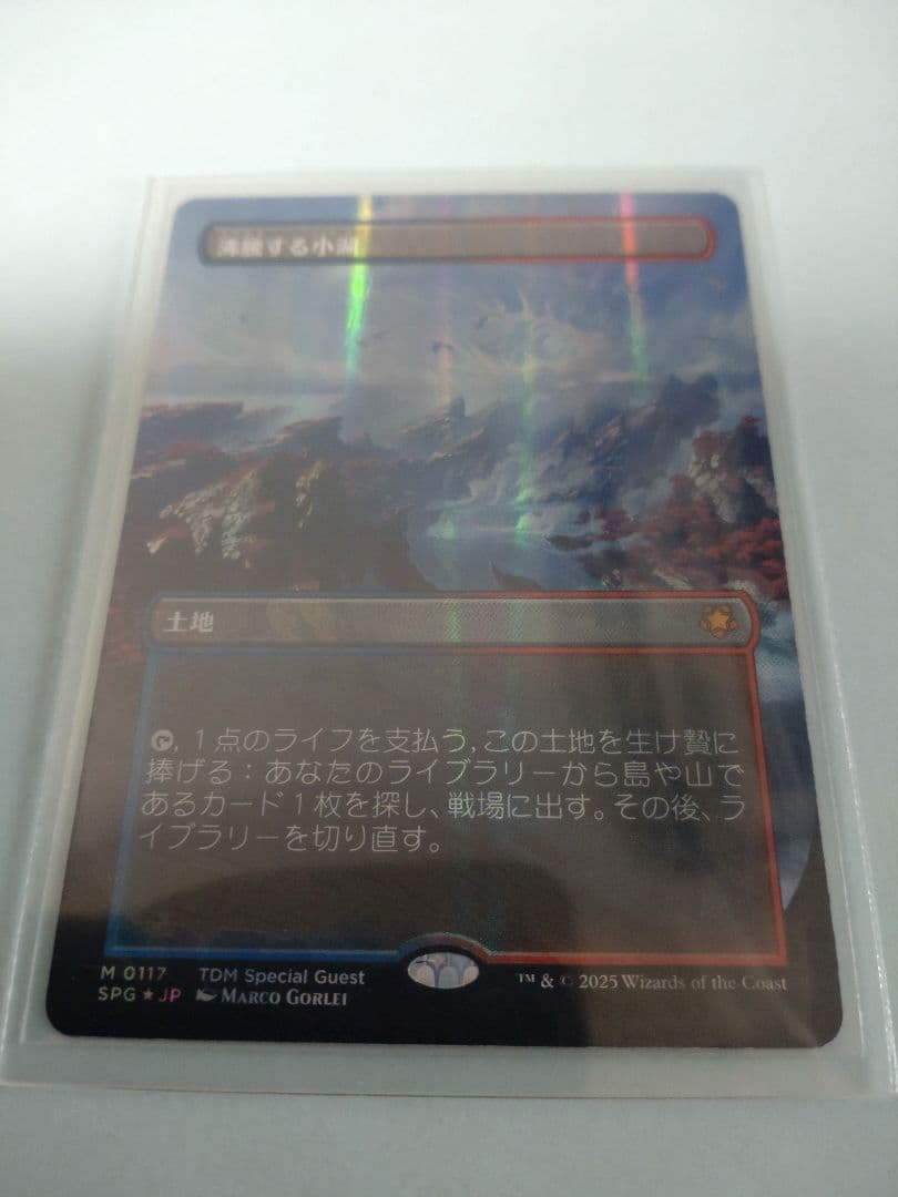 沸騰する小湖　ドラゴンスケイルfoil 土地 MTG