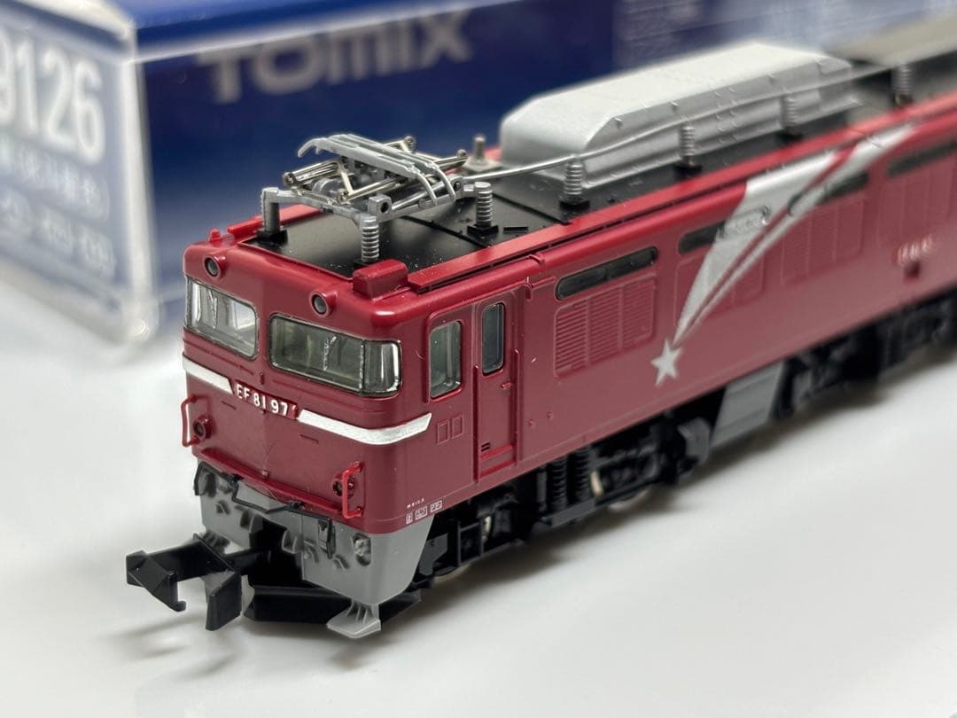希少品！TOMIX 9126 EF81 北斗星色 JR電気機関車 Nゲージ