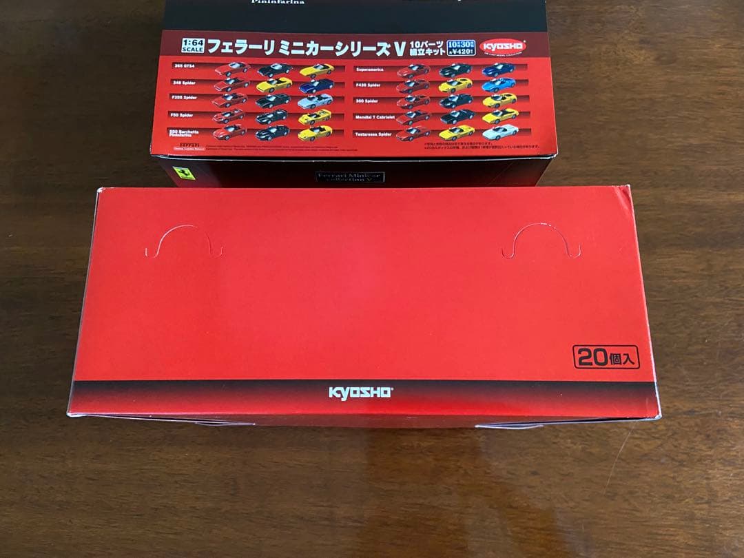 【5-1】サークルKサンクス限定　京商フェラーリミニカーシリーズ V 組立キット