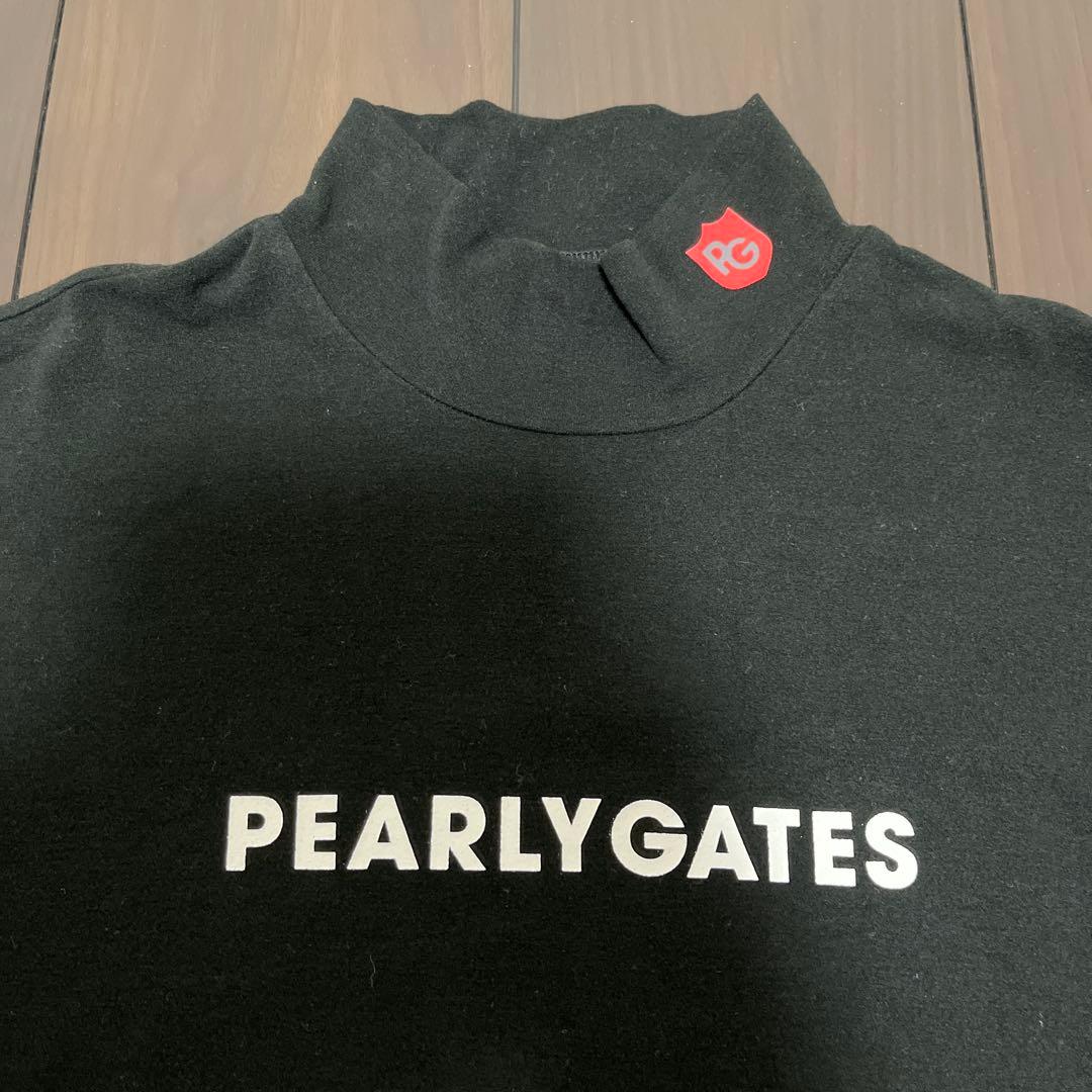 【美品】PEARLY GATES モックネックシャツ