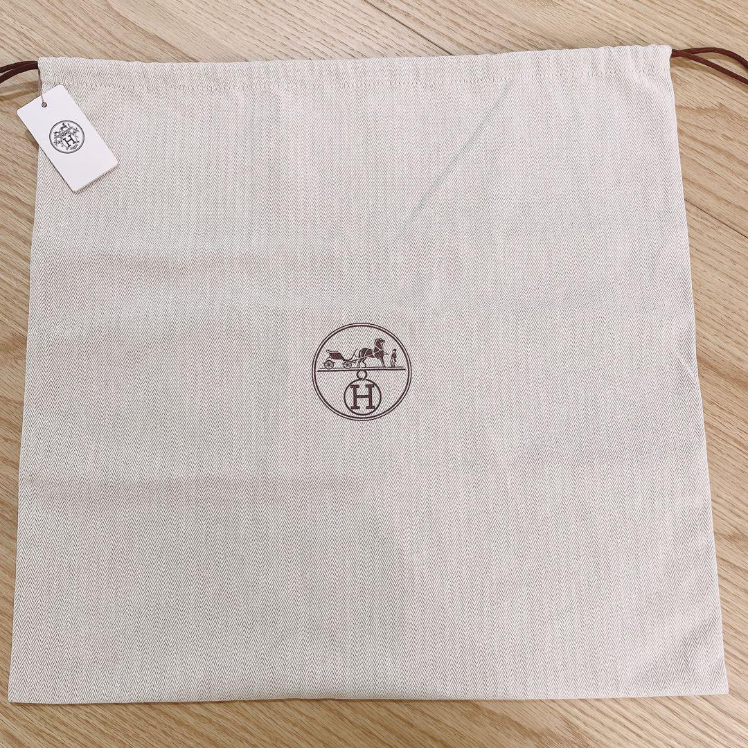 未使用品　HERMES 保存袋　巾着袋　45×46 付属品