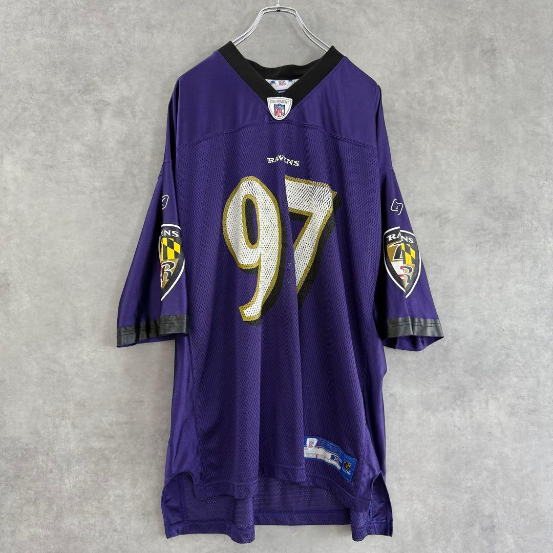Reebok BALTIMORE RAVENS Gregg♯97 ゲームシャツ