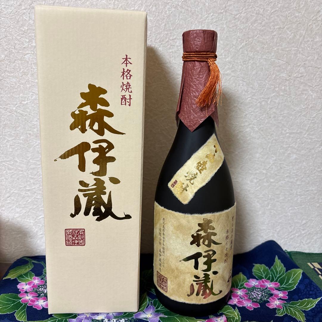 【新品1本＆空瓶1本】森伊蔵 本格焼酎 720ml花柄パッケージ