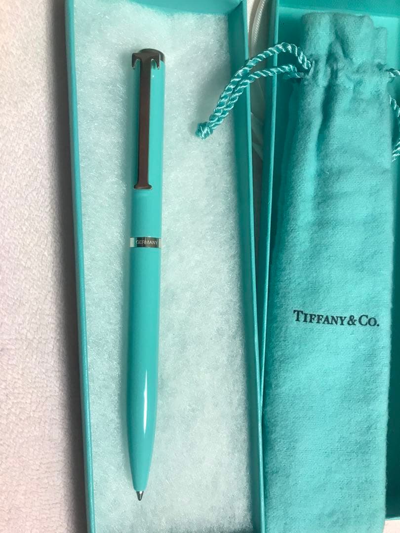 未使用箱付★Tiffany & Co. ボールペン ティファニーブルー送料込