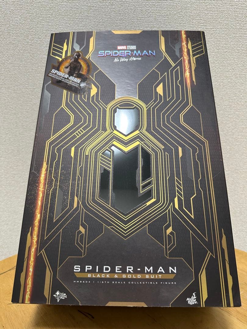新品未開封　ホットトイズ スパイダーマン　ブラック&ゴールドスーツ